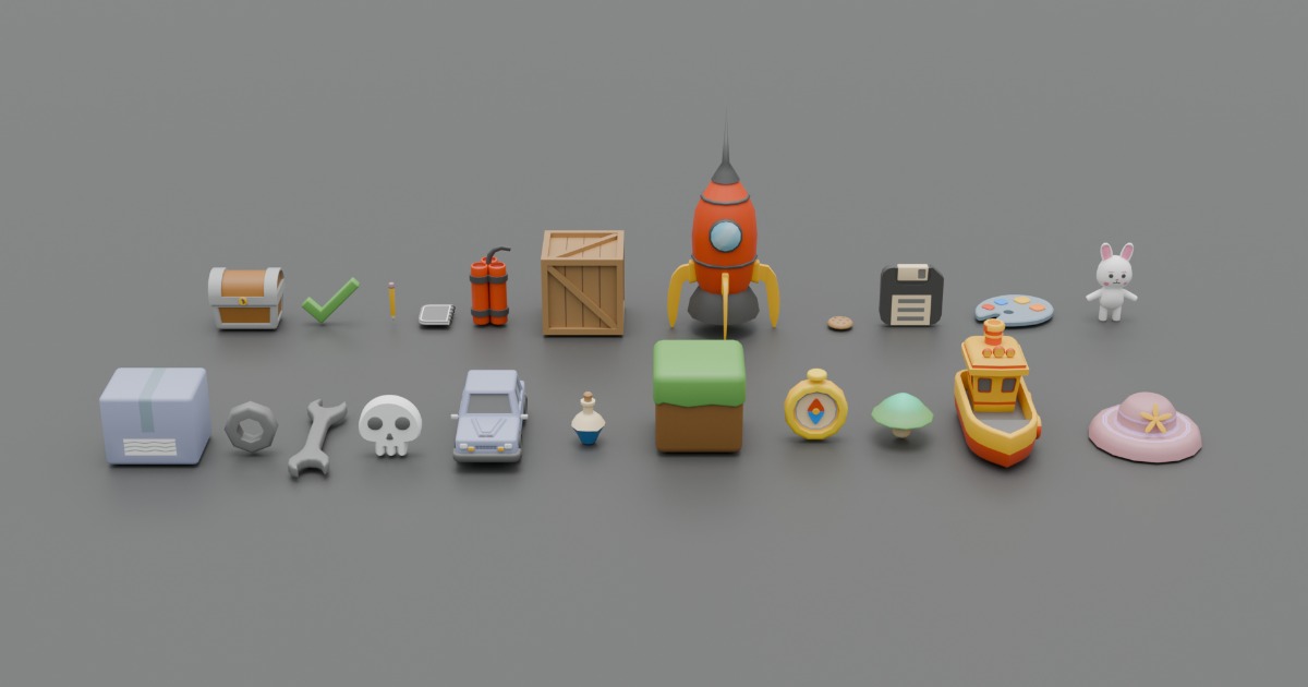 Free Low Poly Game Assets | 3D Props | Unity Asset Store