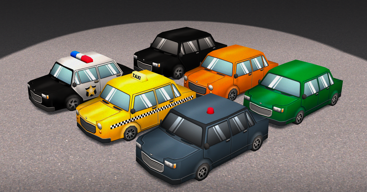 Cartoon Cars Vol. 2 | 3D Land | Unity Asset Store