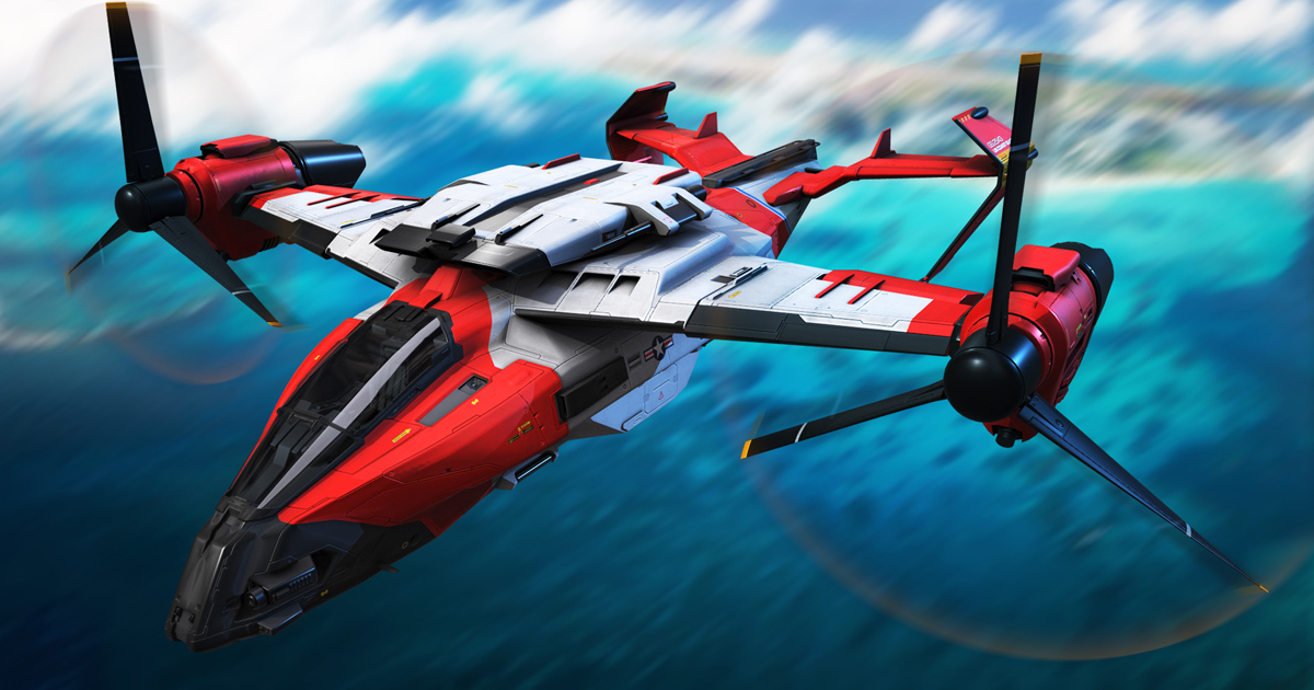SciFi VTOL - Coast Guard | 3D Air | Unity Asset Store