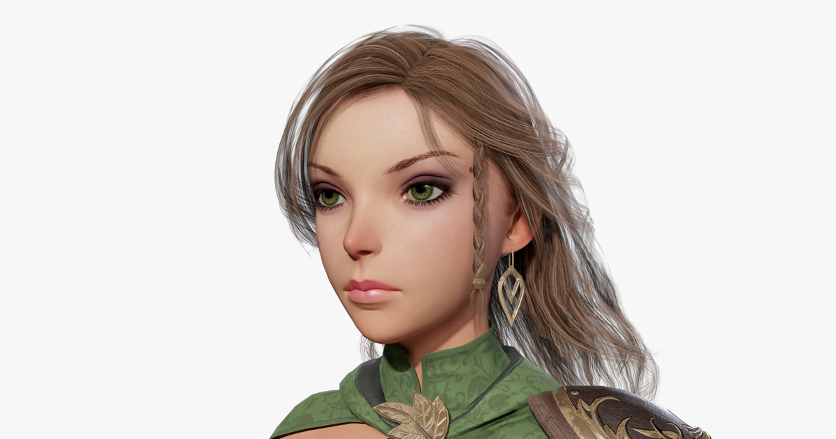 Cartoon Female Ranger | Characters | Unity Asset Store