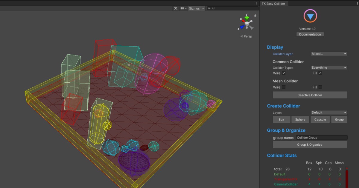 TK Easy Collider | Add-Ons | Unity Asset Store