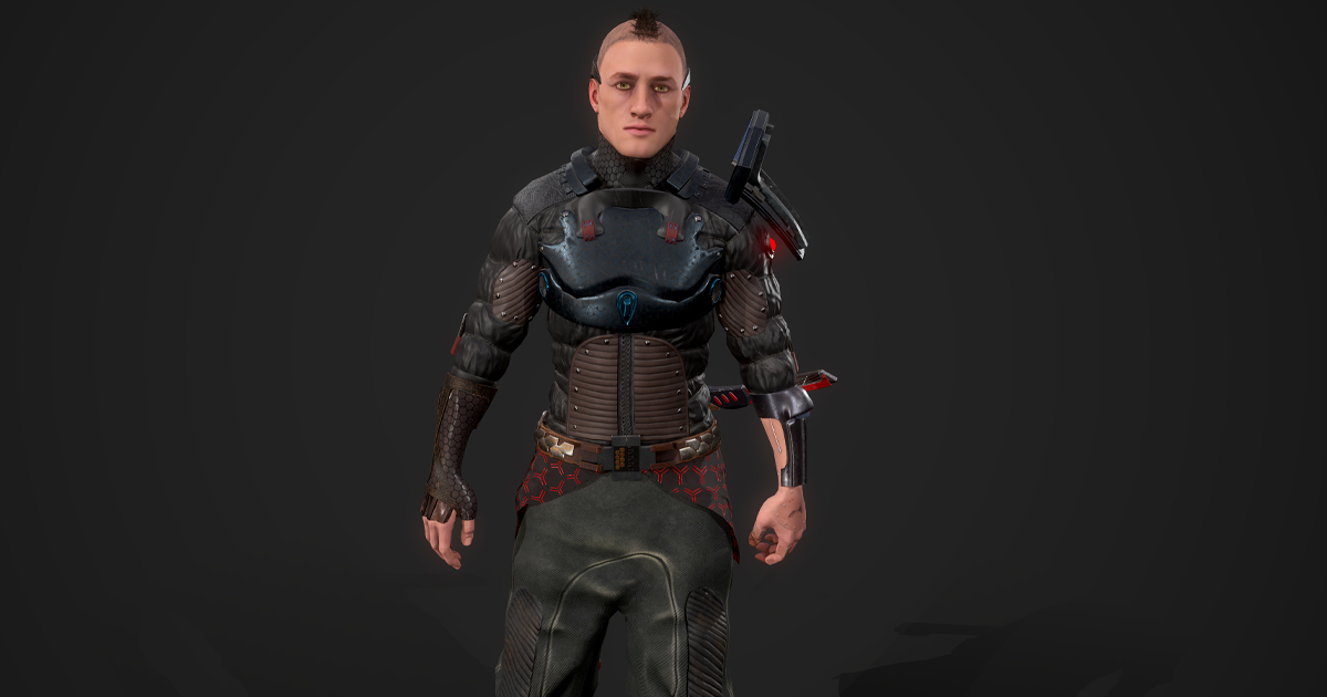 Сyber samurai | Characters | Unity Asset Store