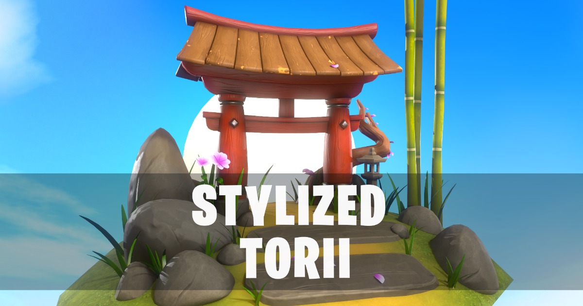 Stylized Japanese Tori | 3D Props | Unity Asset Store