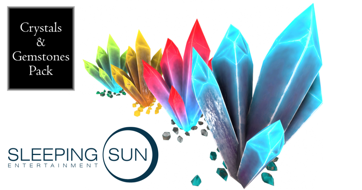 Crystals & Gemstones Pack | 3D Props | Unity Asset Store