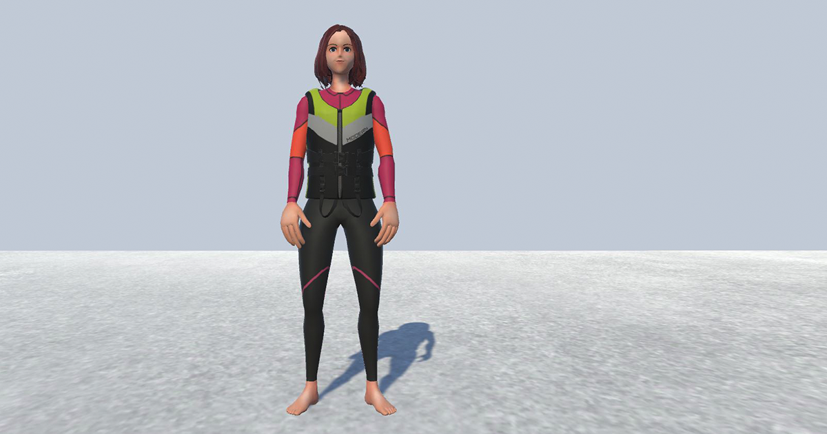 Surf suit Avatar Female | 3D Humanoids | Unity Asset Store