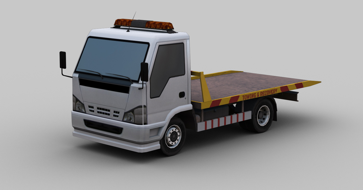 Truck lowpoly 1 | 3D Land | Unity Asset Store