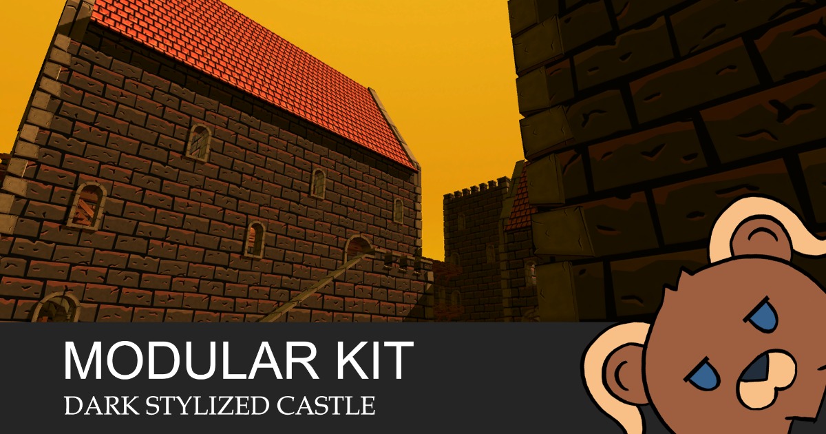 Dark Stylized Castle Kit | 3D Fantasy | Unity Asset Store