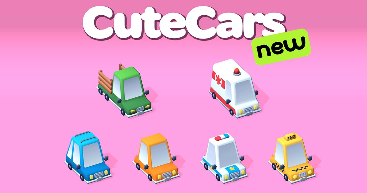 CuteCars: Toony Lowpoly Cars | 3D Land | Unity Asset Store