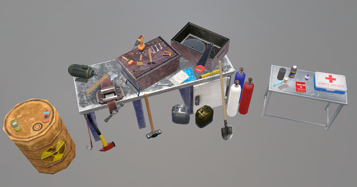 Big Tools Pack | 3D Tools | Unity Asset Store