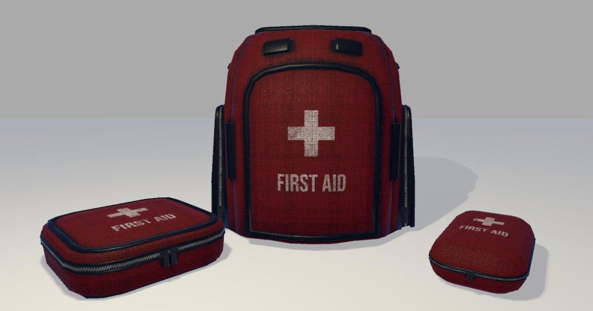 First Aid Mediacal Pack 01 | 3D Props | Unity Asset Store