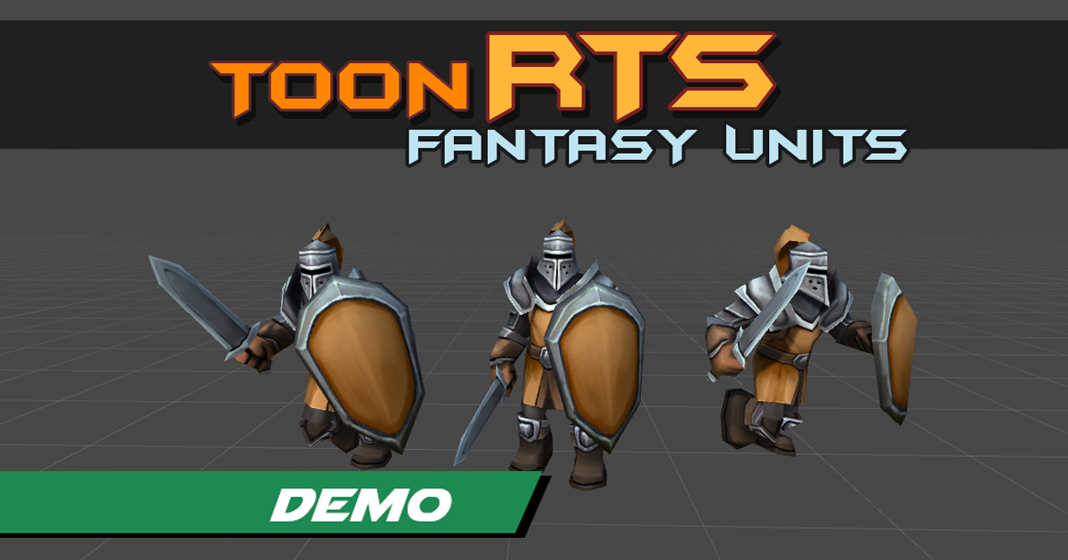 Toon RTS Units - Demo | 3D Characters | Unity Asset Store