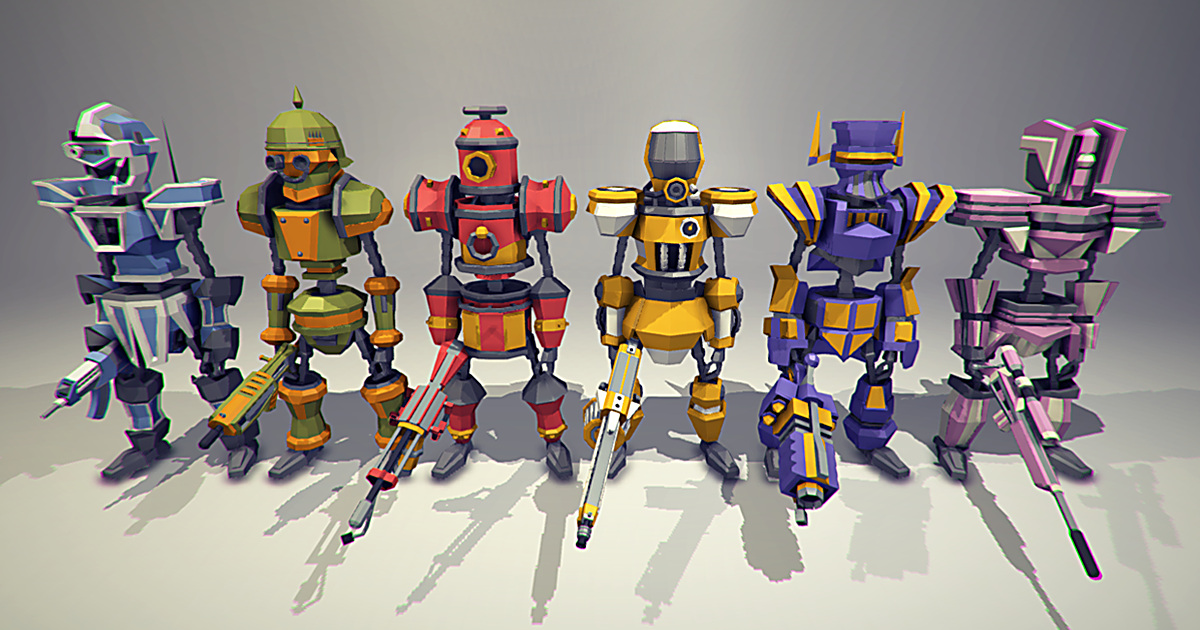 POLY STYLE - Sci-Fi Characters | Characters | Unity Asset Store