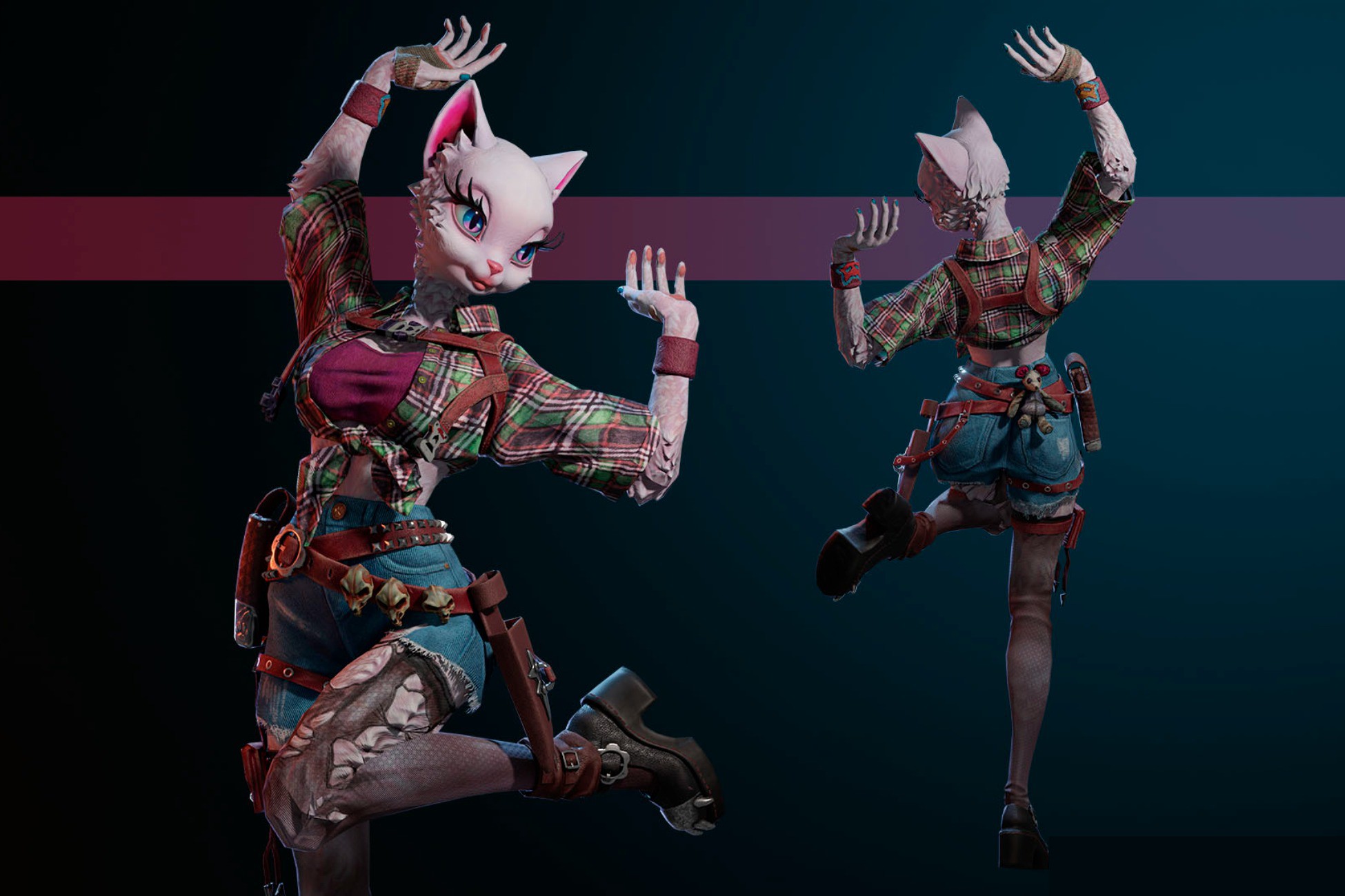 Cat girl | 3D Characters | Unity Asset Store