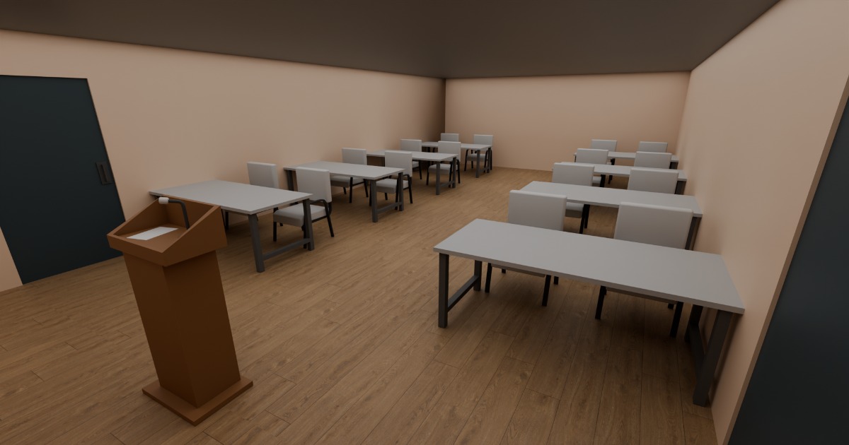 Low Poly Aesthetic Police Station Interior Props | 3D Interior | Unity ...