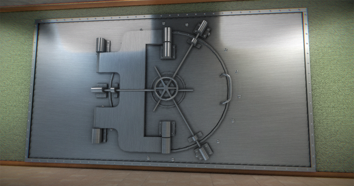 Bank safe with vault | 3D Urban | Unity Asset Store