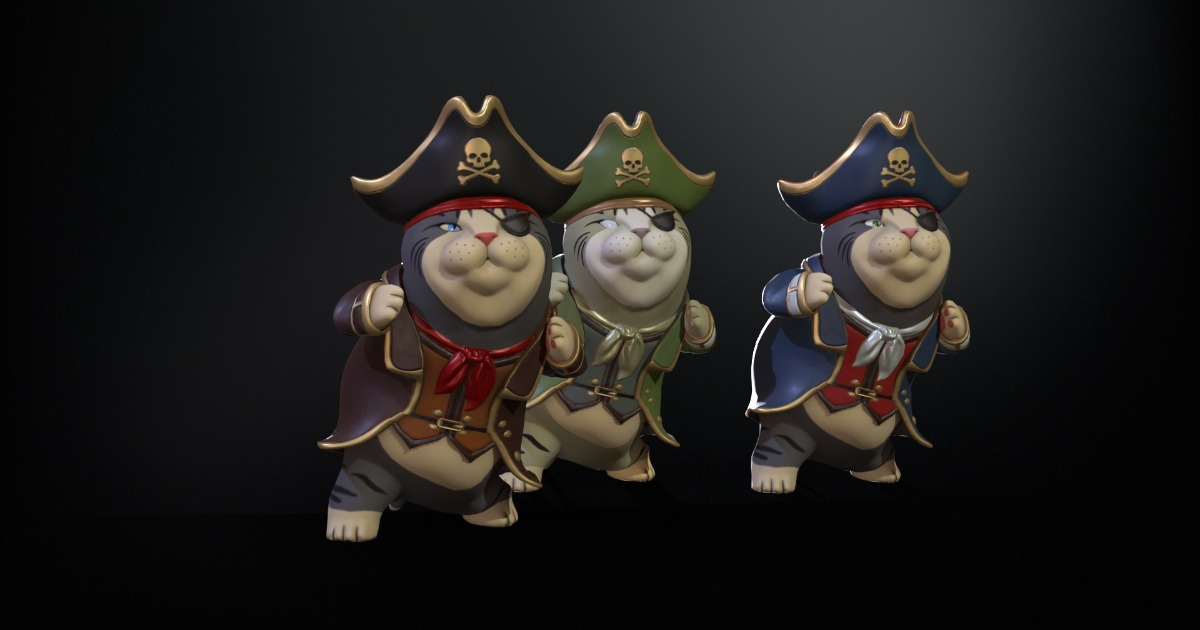 Cat Pirate | Characters | Unity Asset Store