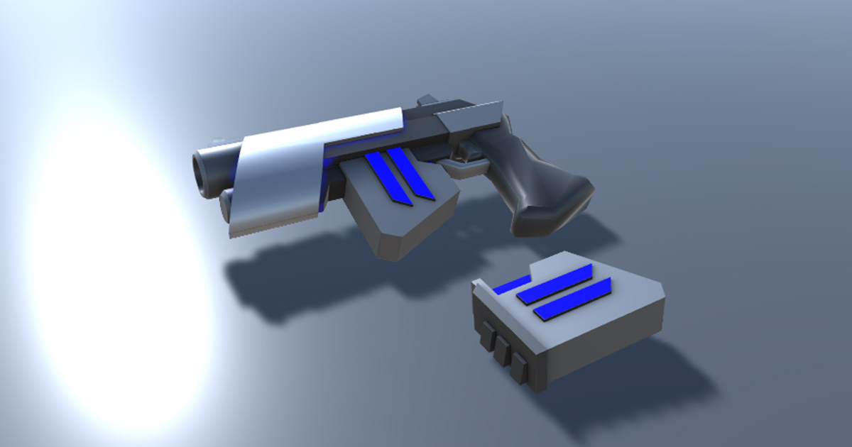 Pistol Sci-Fi Weapon | 3D Weapons | Unity Asset Store