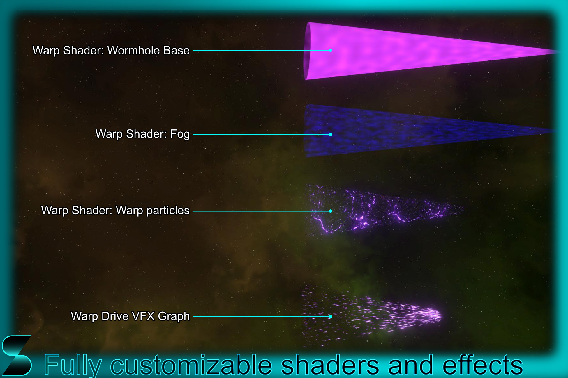 SciFi Warp Drive & Wormhole Effect | VFX Shaders | Unity Asset Store