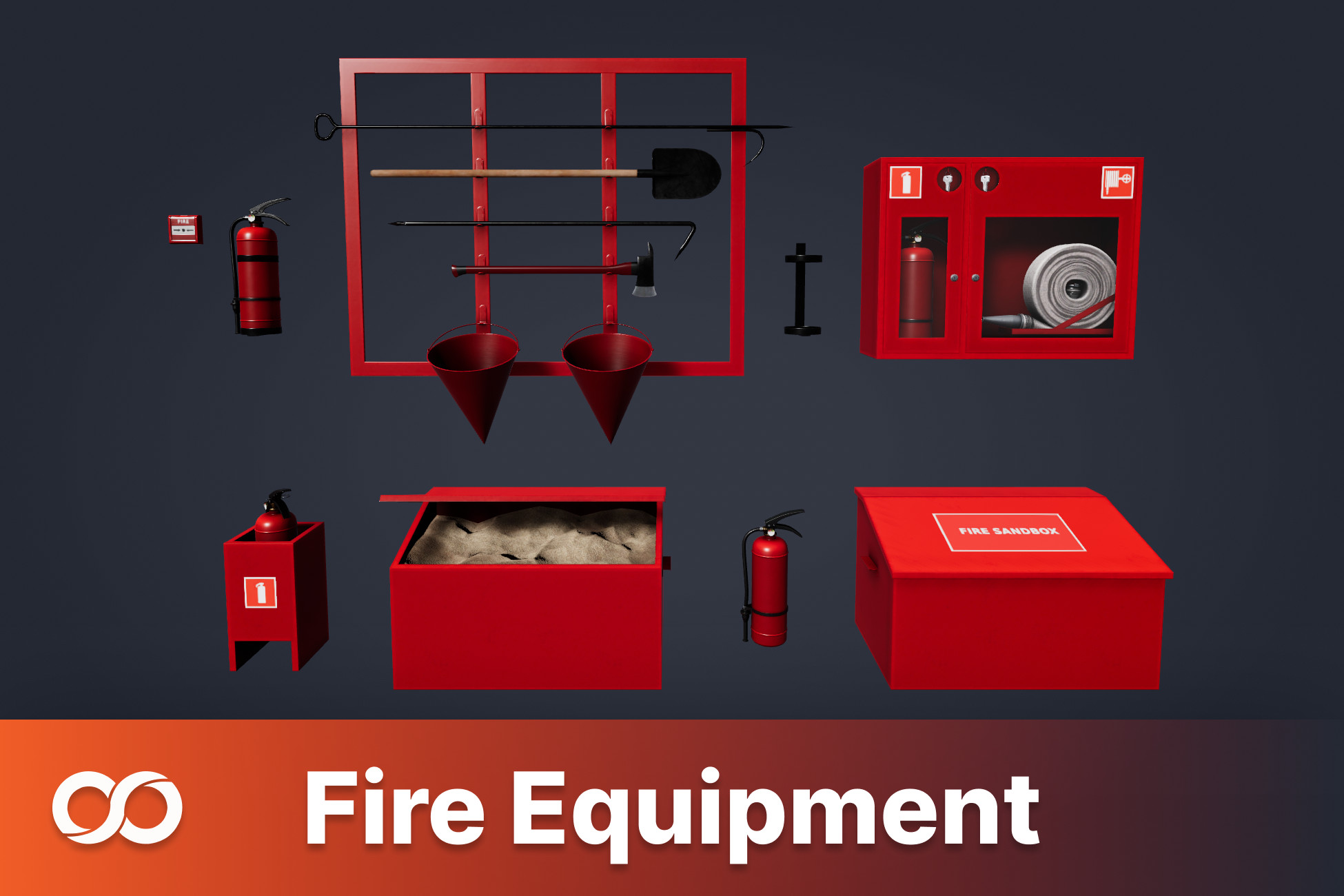 Fire Equipment | 3D Props | Unity Asset Store