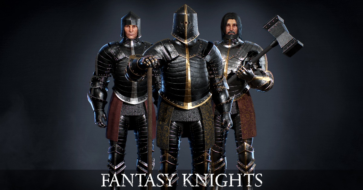 Fantasy Knight 03 Modular | Characters | Unity Asset Store