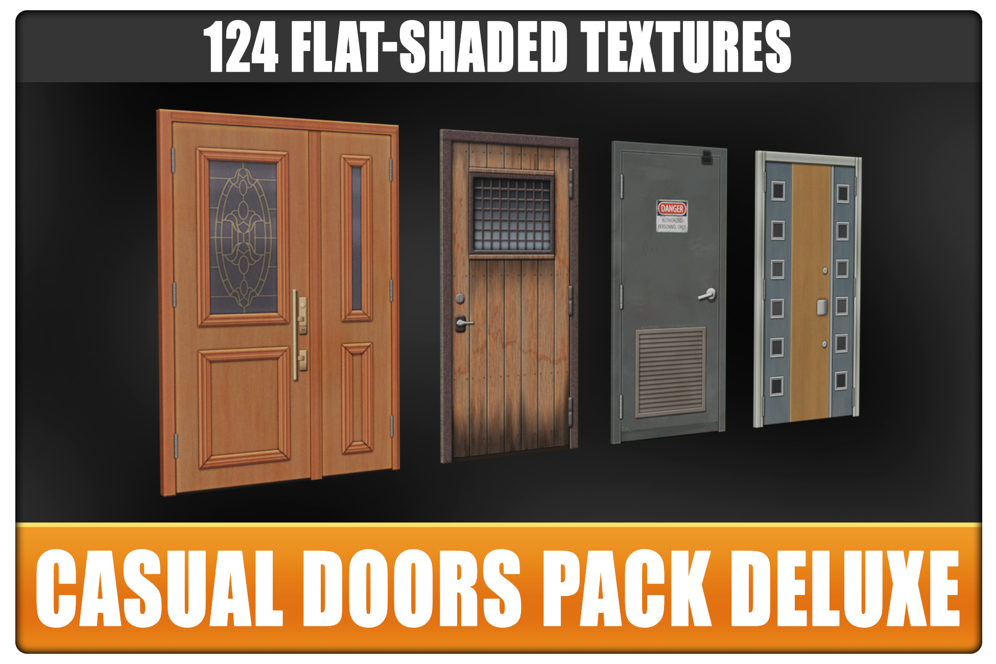 Casual Door Pack Deluxe | 2D 텍스처 및 소재 | Unity Asset Store