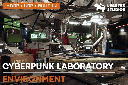 CyberPunk Laboratory / Research Center Interior Kitbash | Game Content Shopper – Unity Asset ...