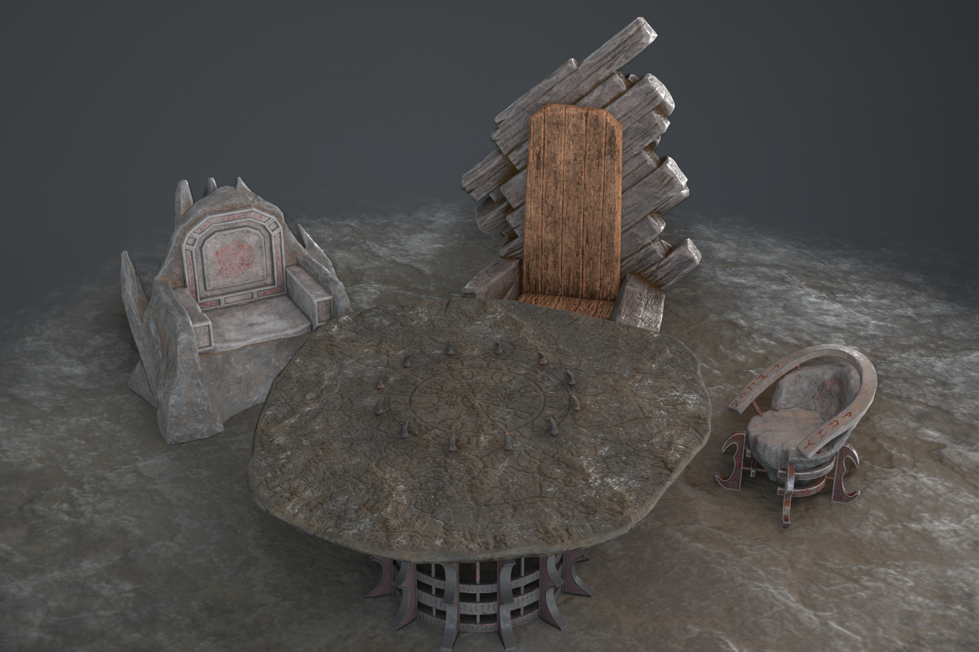 Fantasy Furniture Set 03 | 3D Furniture | Unity Asset Store