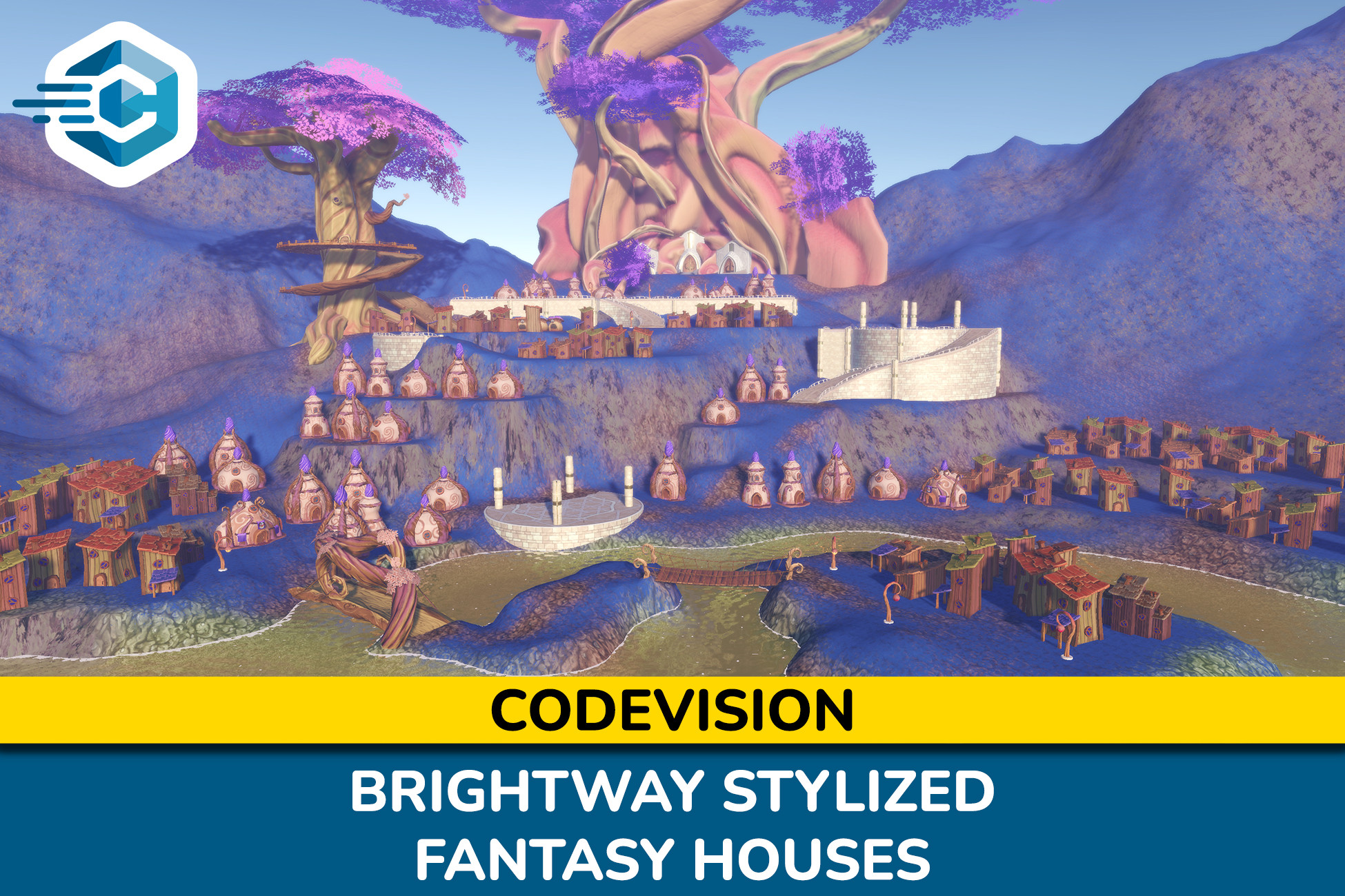 Brightway Fantasy Stylized Houses | 3D Fantasy | Unity Asset Store
