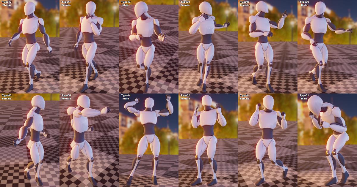 AA Paired Walk Chat Animations Package | 3D Animations | Unity Asset Store