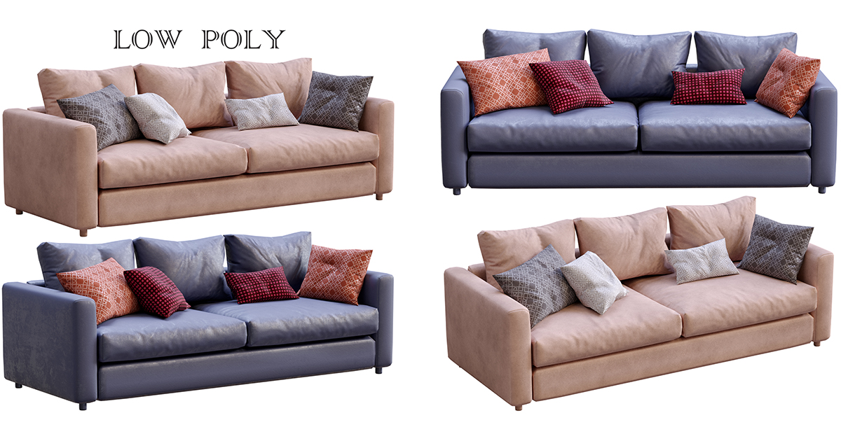 Sofa-08 | 3D Furniture | Unity Asset Store