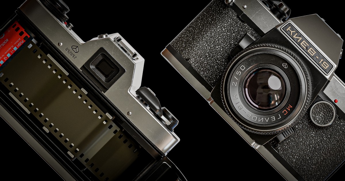 Film Camera 3D model Kiev-19 | 3D Props | Unity Asset Store