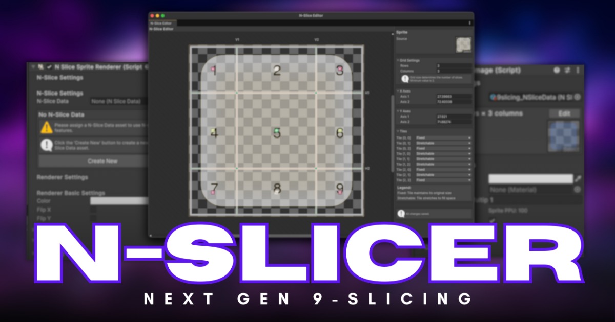 N-Slicer | Next-Gen Sprite Slicing Beyond 9-Slice | GUI Tools | Unity Asset Store