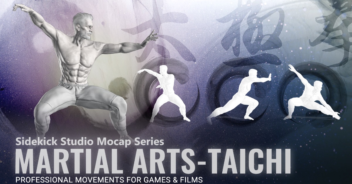 "Martial Arts - Taichi"-Sidekick Motion product | Characters | Unity ...