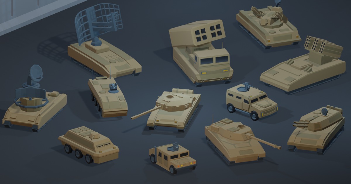 Military Vehicles - PolyPack - Low Poly Assets | 3D Vehicles | Unity ...