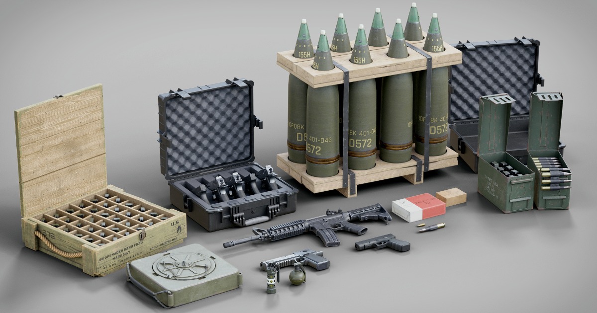 Military Supply Modern Collection 01 | 3D Weapons | Unity Asset Store