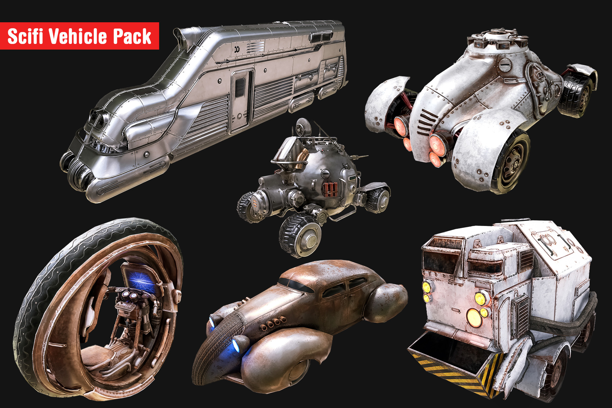 Scifi Vehicle Pack - Cinematic | 3D Land | Unity Asset Store