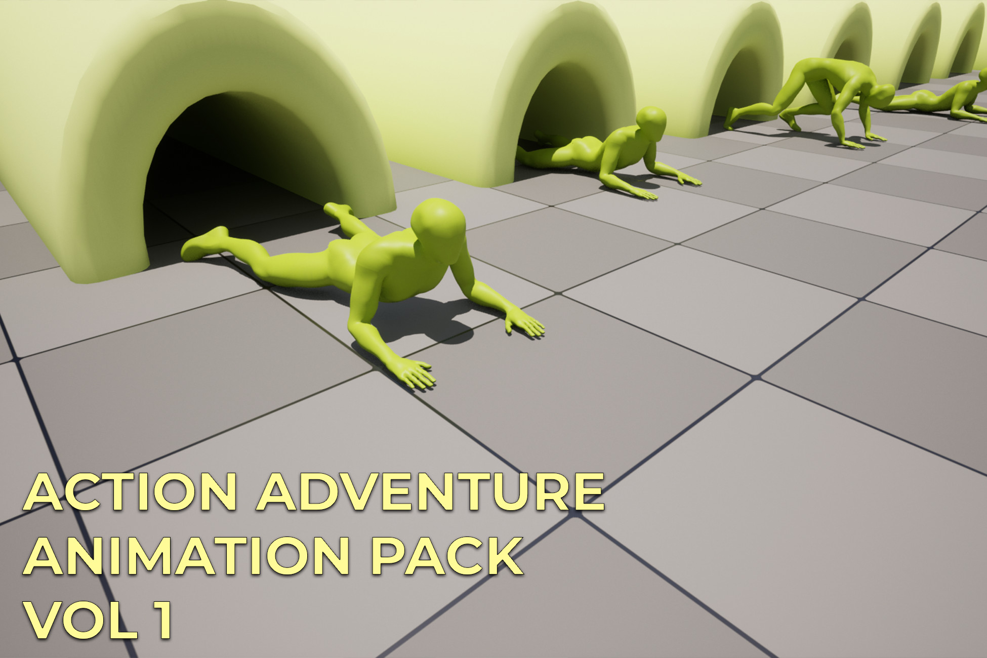 Action Adventure Animation Pack Vol 1 | 3D 애니메이션 | Unity Asset Store