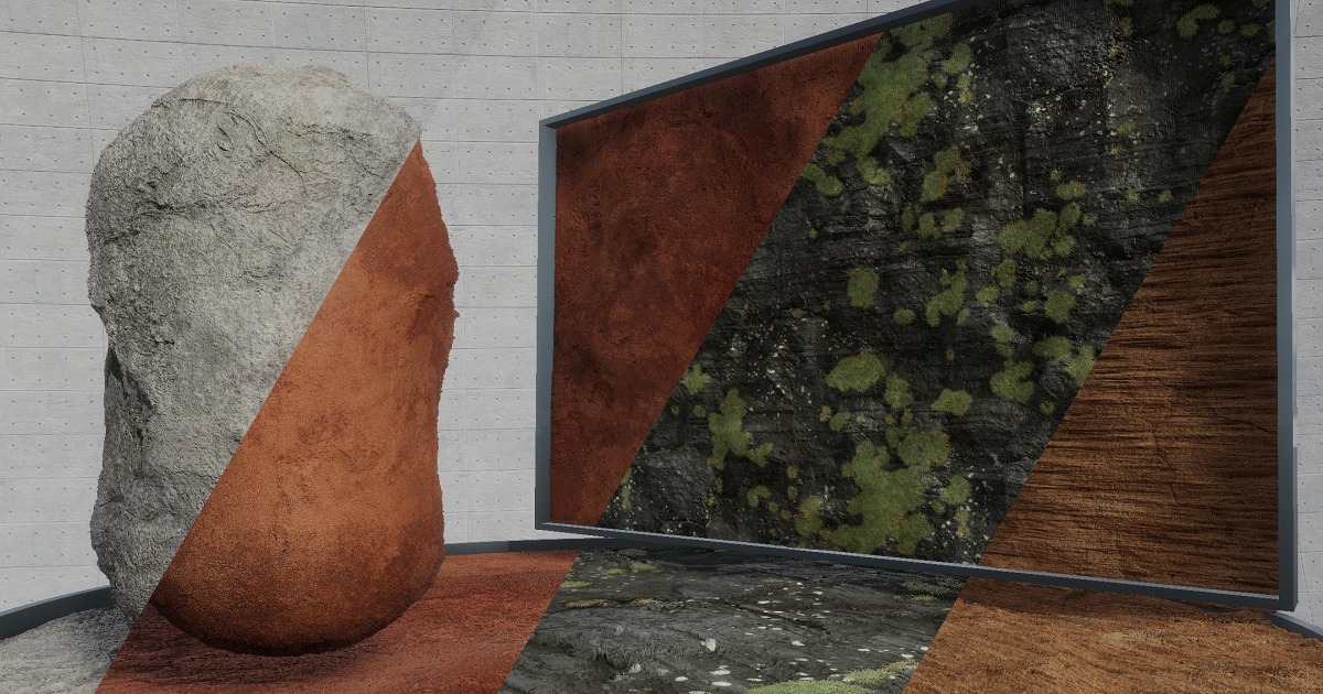 Rocky Cliff Smart Materials | 2D Stone | Unity Asset Store
