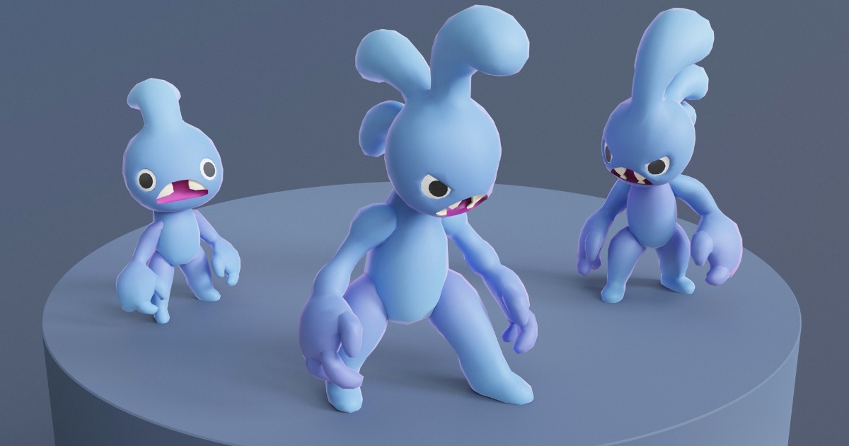 Cartoon Characters - Bloby Warriors | 3D Creatures | Unity Asset Store