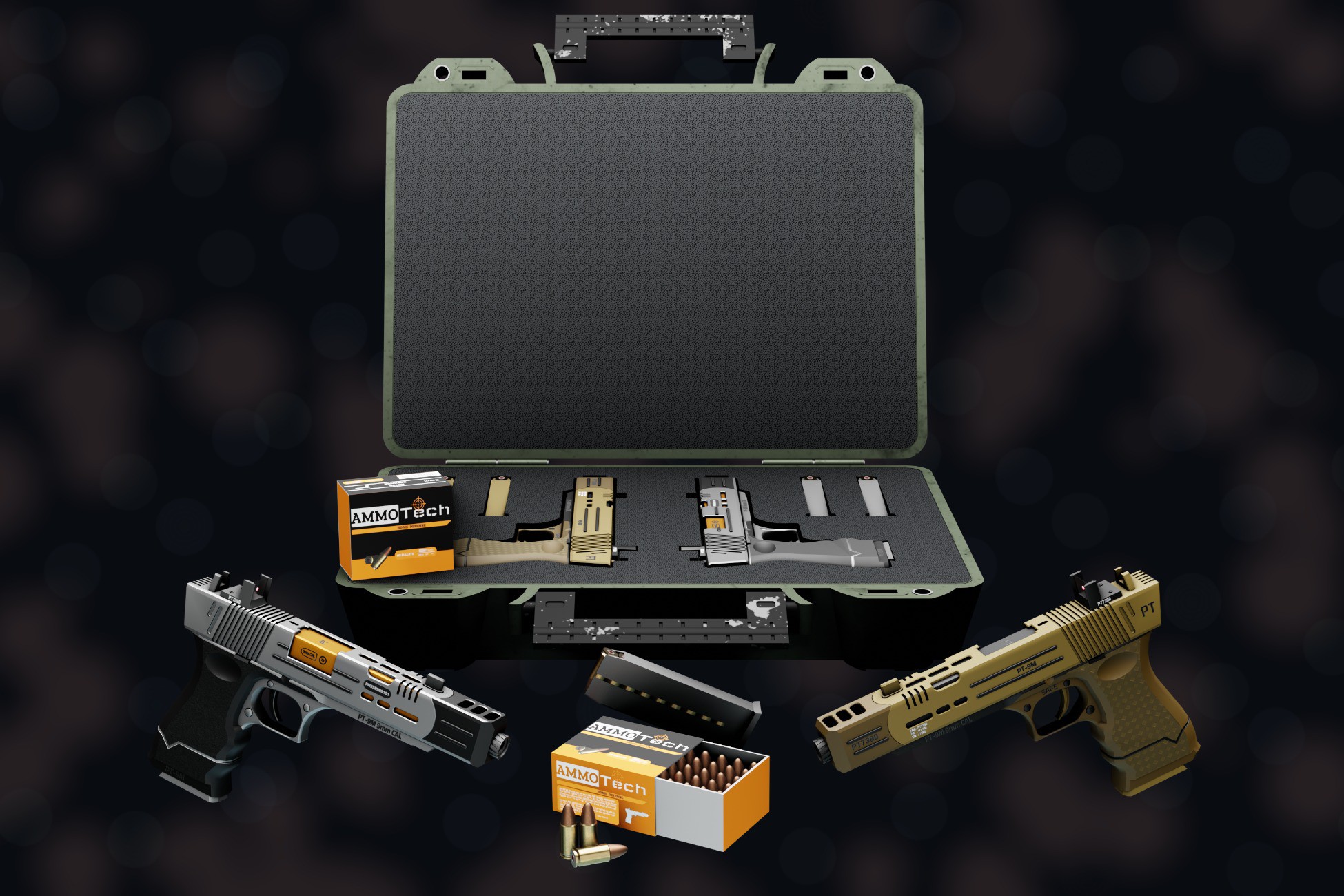 Weapon NZ PT-9M Pistol | 3D Weapons | Unity Asset Store