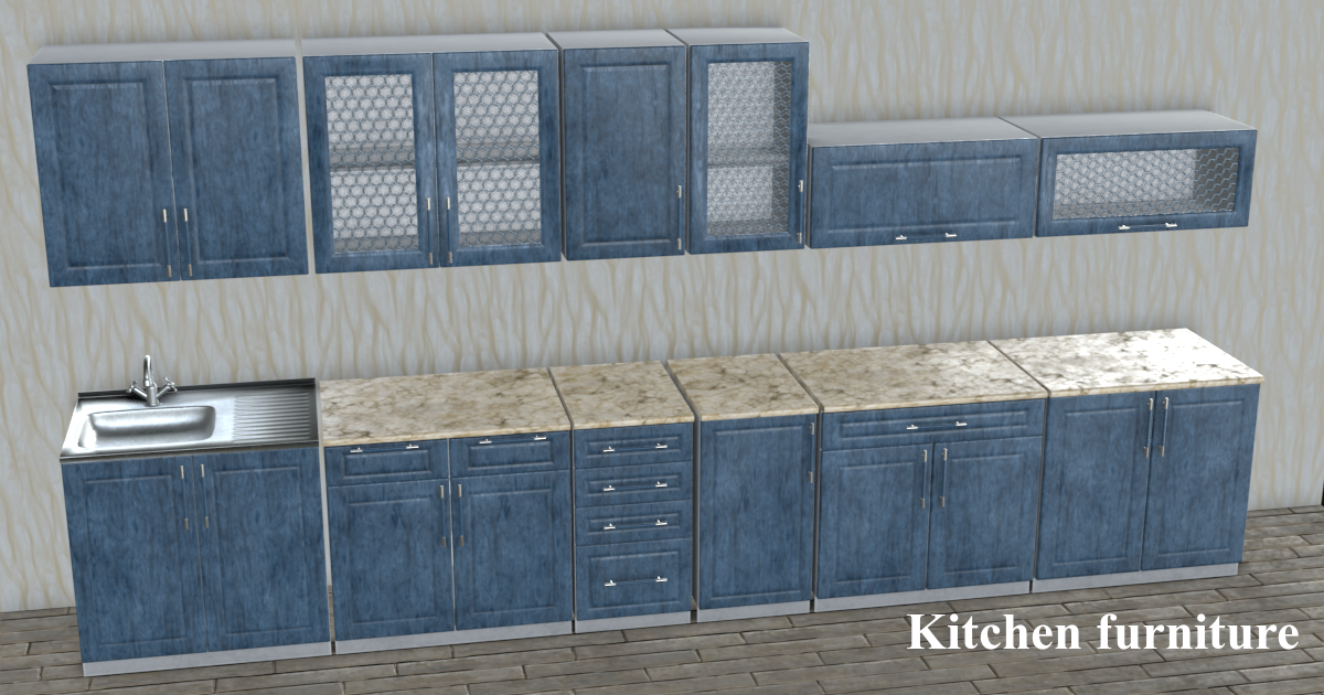 Kitchen furniture | 3D Furniture | Unity Asset Store