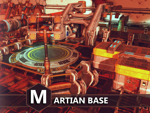 Martian Base | 3D Sci-Fi | Unity Asset Store