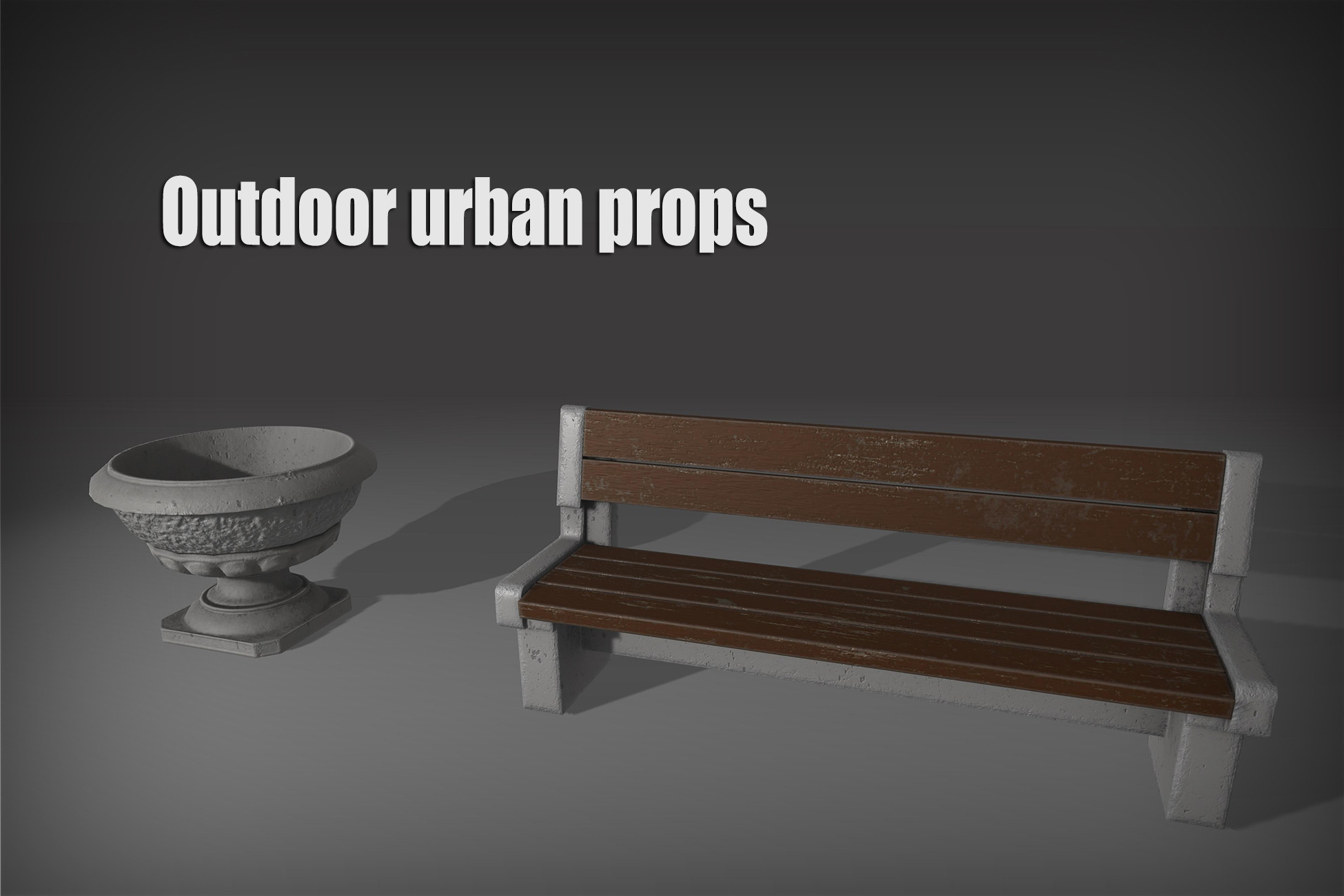 Outdoor urban props | 3D 외부소품 | Unity Asset Store
