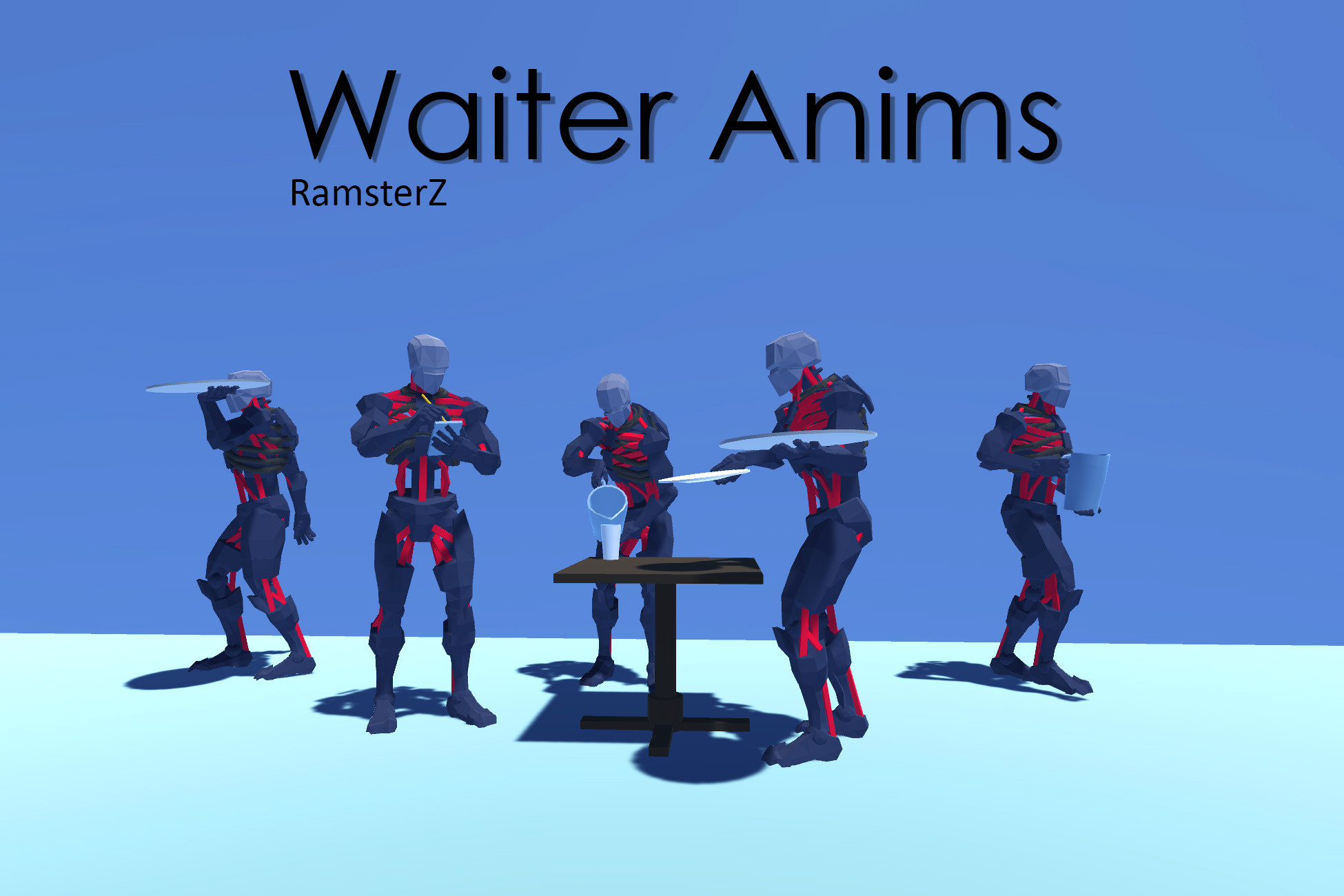 Waiter Anims | 3D Animations | Unity Asset Store