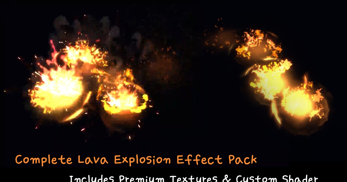 Lava_Explosion – High-Quality Lava Explosion VFX & Master Shader for URP | VFX | Unity Asset Store