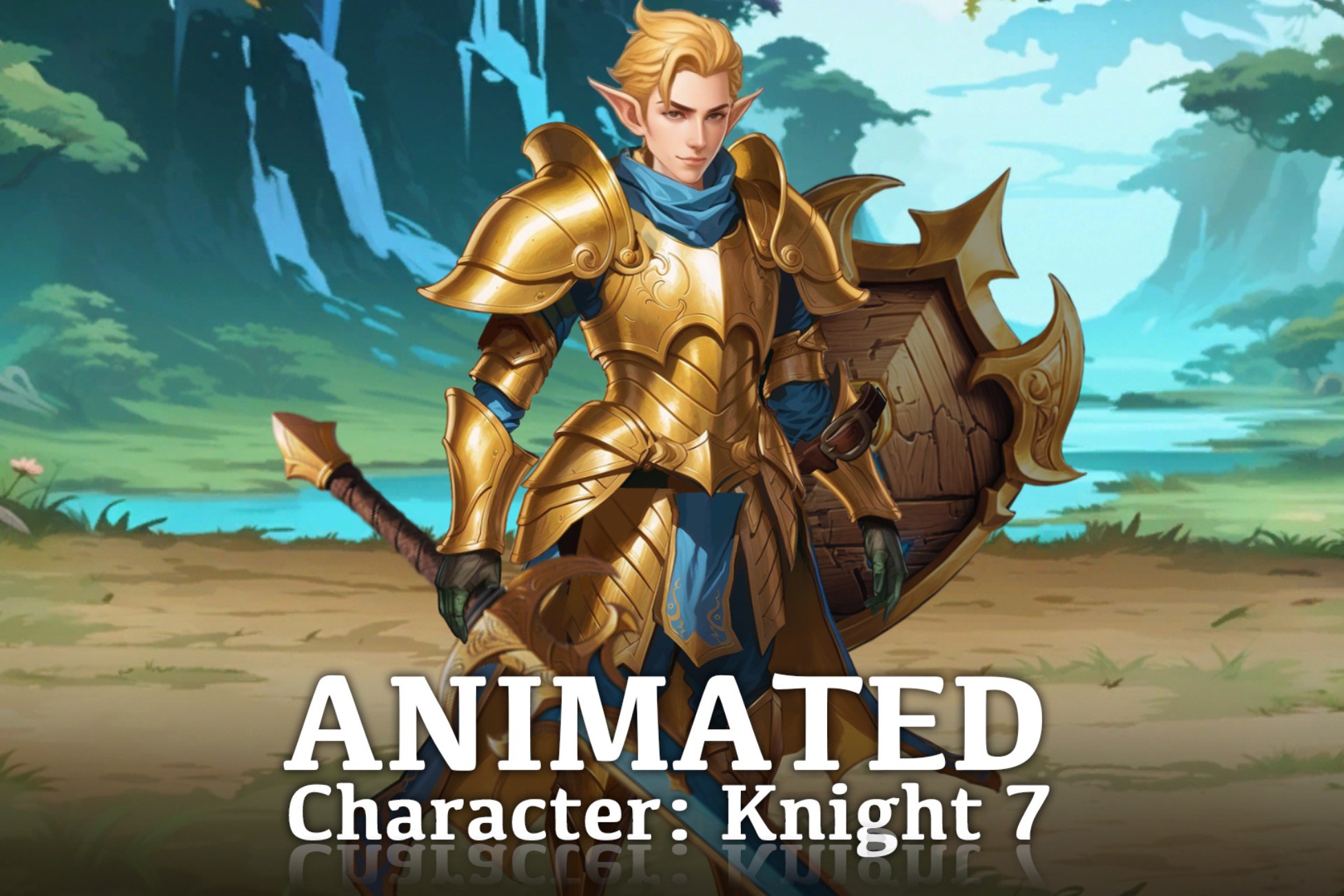 Animated 2D Character - Knight 7 (Spine) | 2D 캐릭터 | Unity Asset Store