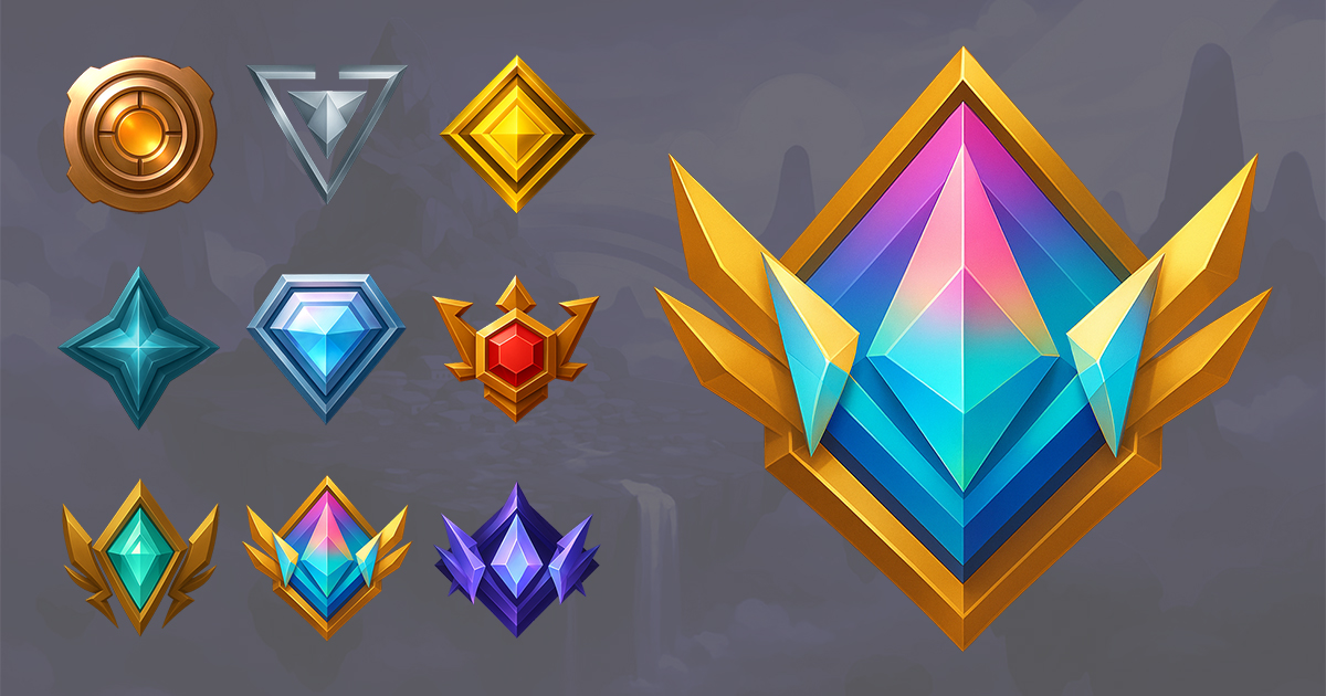 Fantasy Rank Badges | 2D Icons | Unity Asset Store