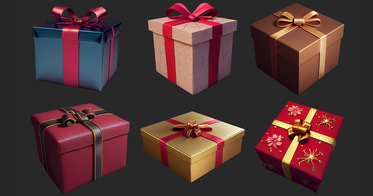 100 Presents & Gifts | 2D Icons | Unity Asset Store