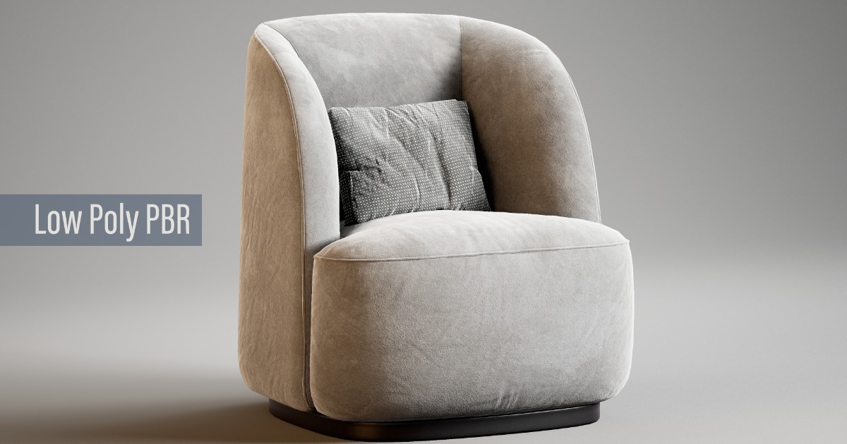 Armchair06 | 3D Furniture | Unity Asset Store