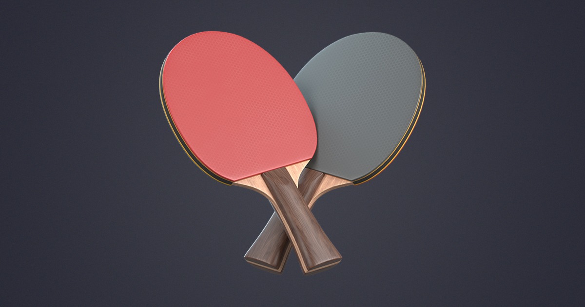 Table Tennis Racket | 3D Props | Unity Asset Store